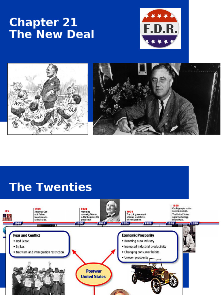 A Presentation On The Great Depression and New Deal | PDF