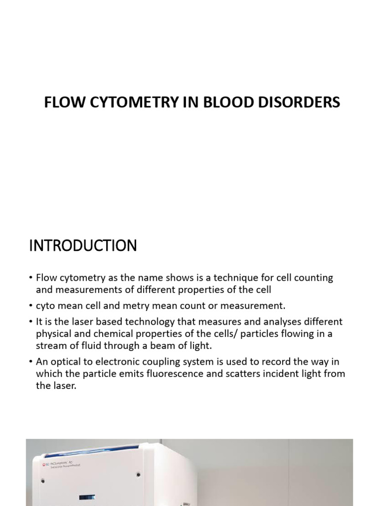 Flow Cytometry in Blood Disorders | PDF