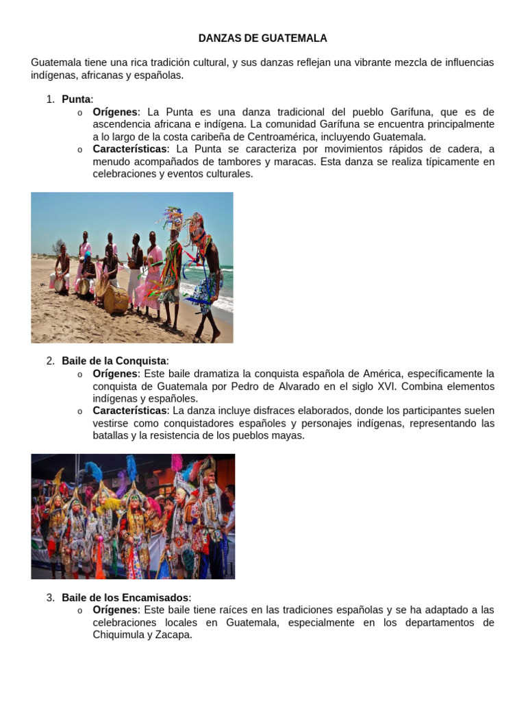 Danzas De Guatemala Pdf