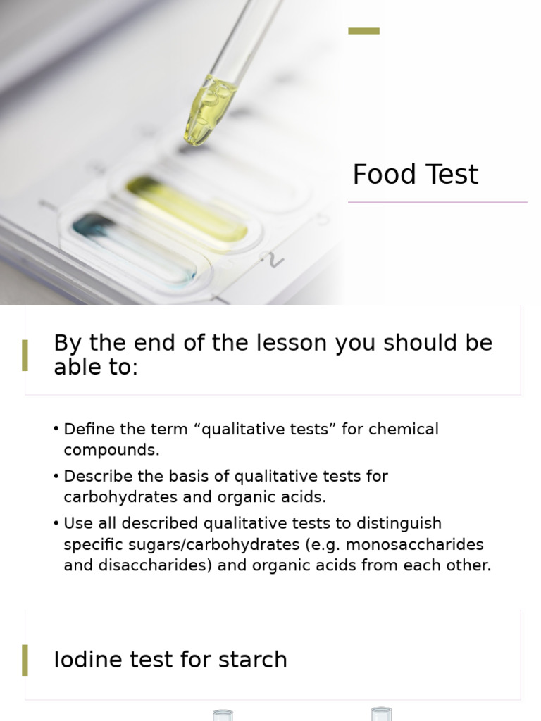 Food Test | PDF