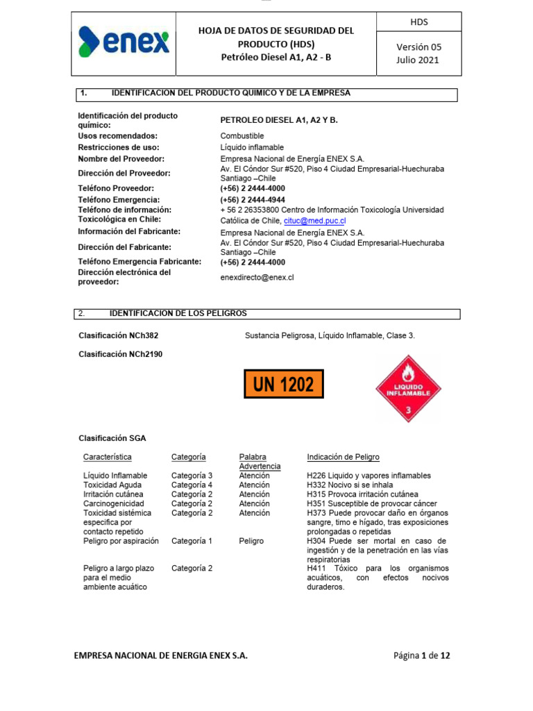 Hds-Petroleo-Enex Rev01 | PDF