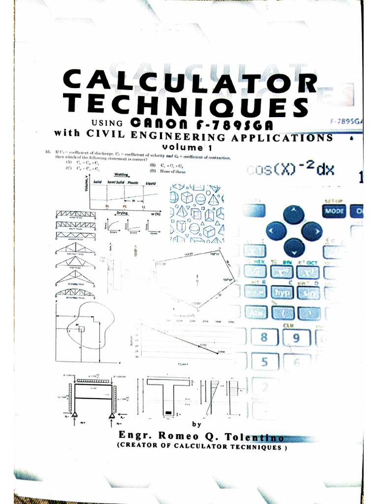 Canon F-789SGA Calculator Techniques | PDF