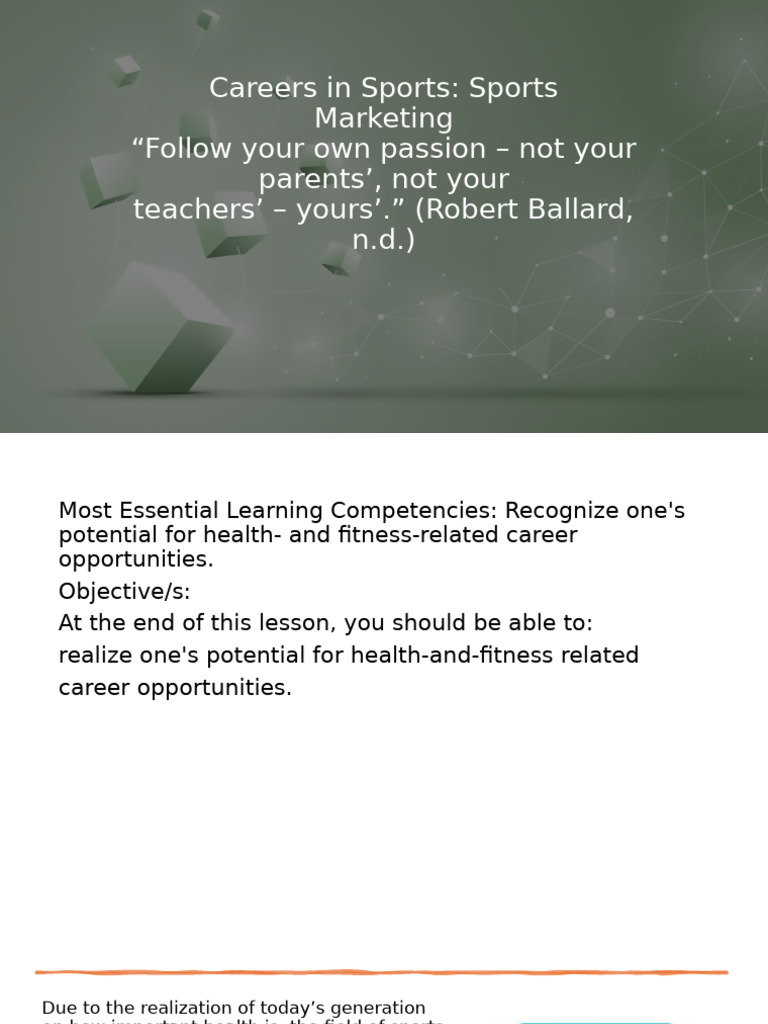 Careers in Sports | PDF