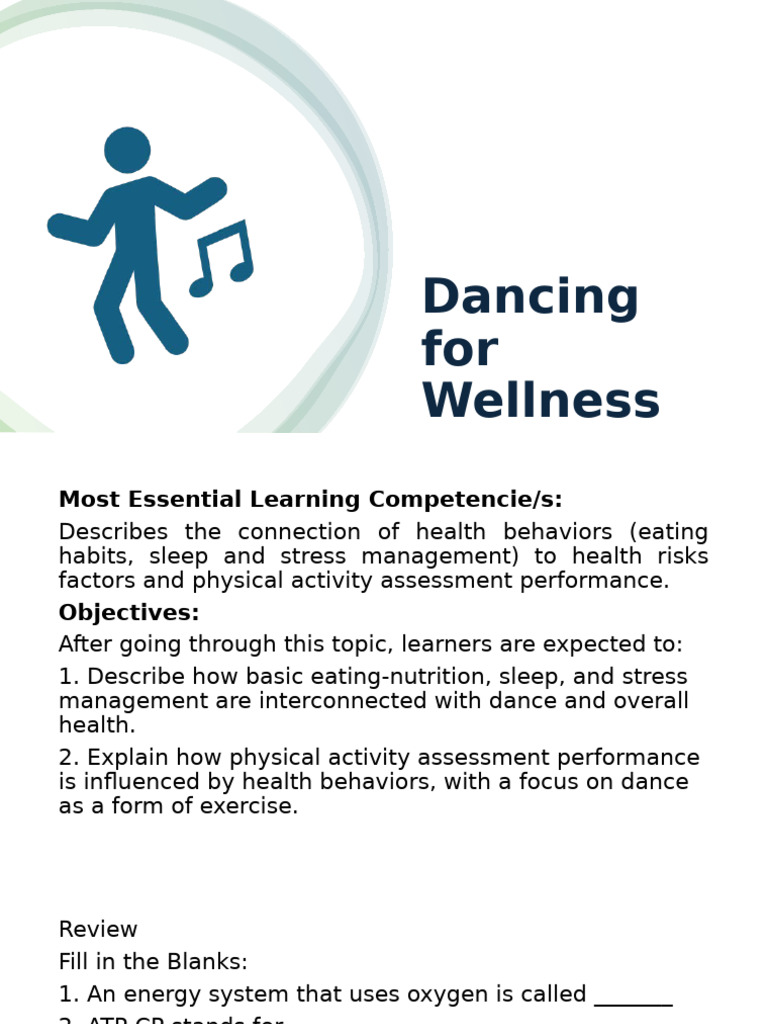 Dancing For Wellness | PDF
