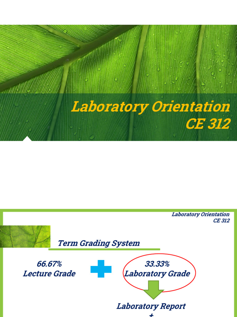Topic Laboratory Orientation 1 | PDF