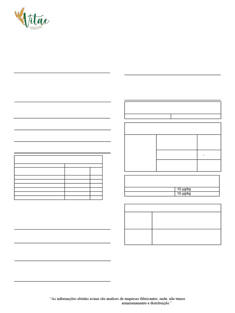Ficha Técnica Cranberry Inteiro | PDF