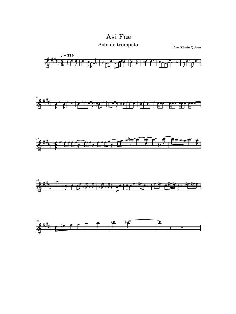 Asi Fue Trompeta | PDF