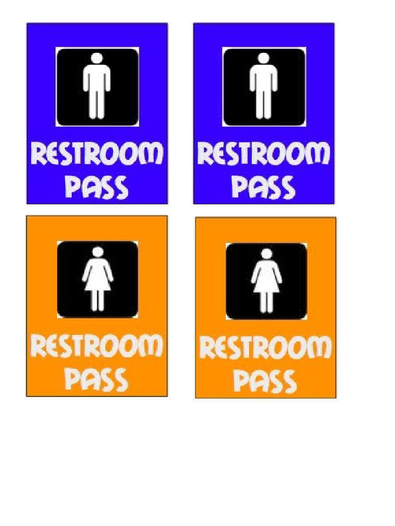 Restroom Pass | PDF