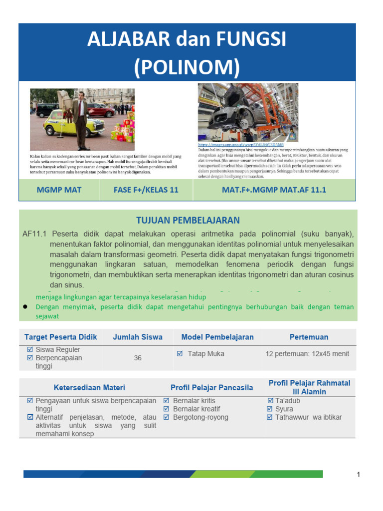 Modul Polinomial | PDF