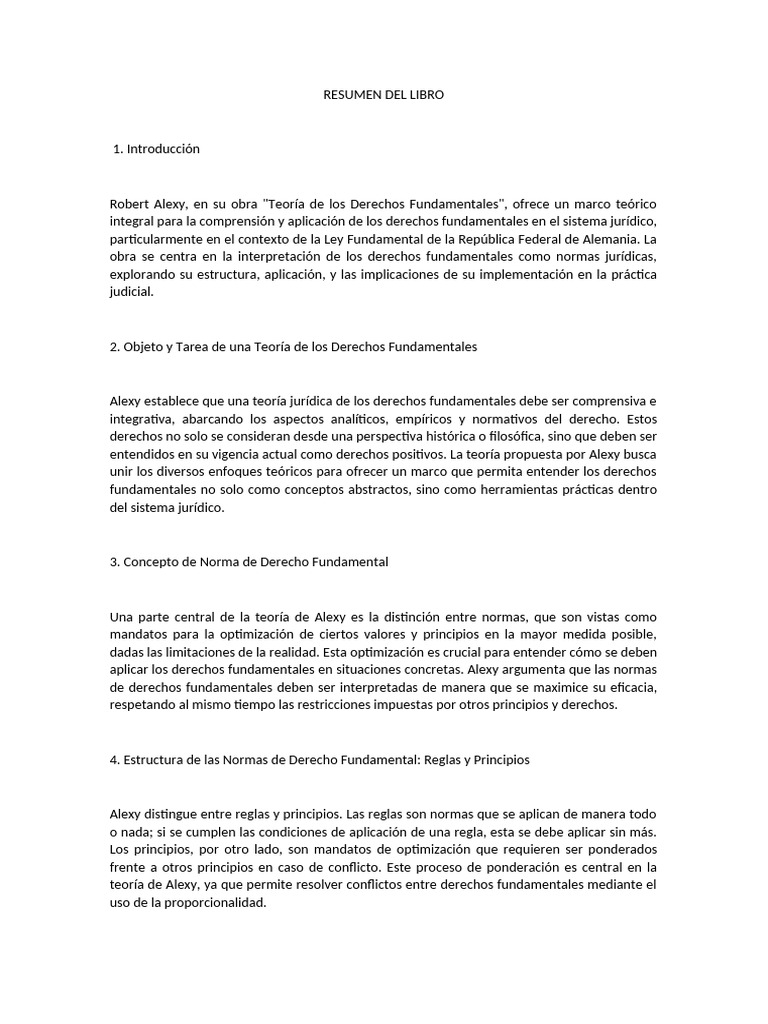 Resumen Del Libro | PDF