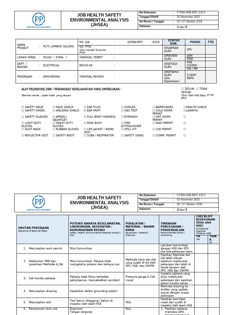 Jsa Grounding | PDF