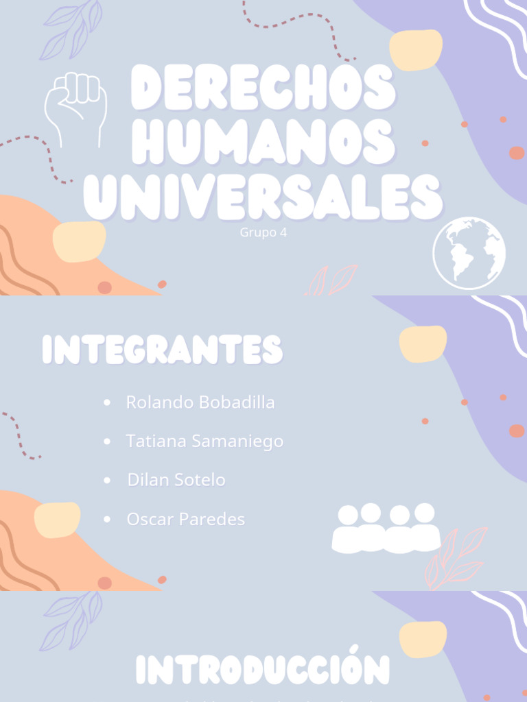 Derechos Humanos Universales | PDF