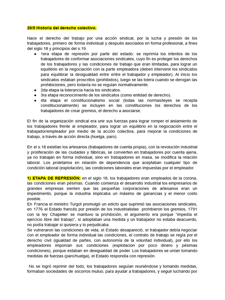 Resumen Laboral 2do Parcial Todo Junto | PDF