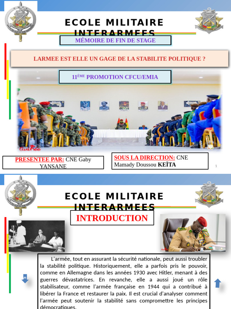 THEME MEMOIRE Capitaine Gaby Yanssané - Copie | PDF