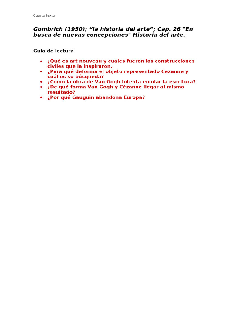 Gombrich Capitulo 26 - 045826 | PDF