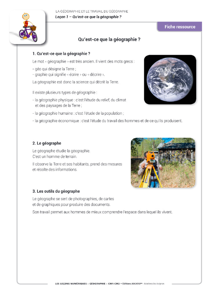 Qu Est-Ce Que La Geographie | PDF