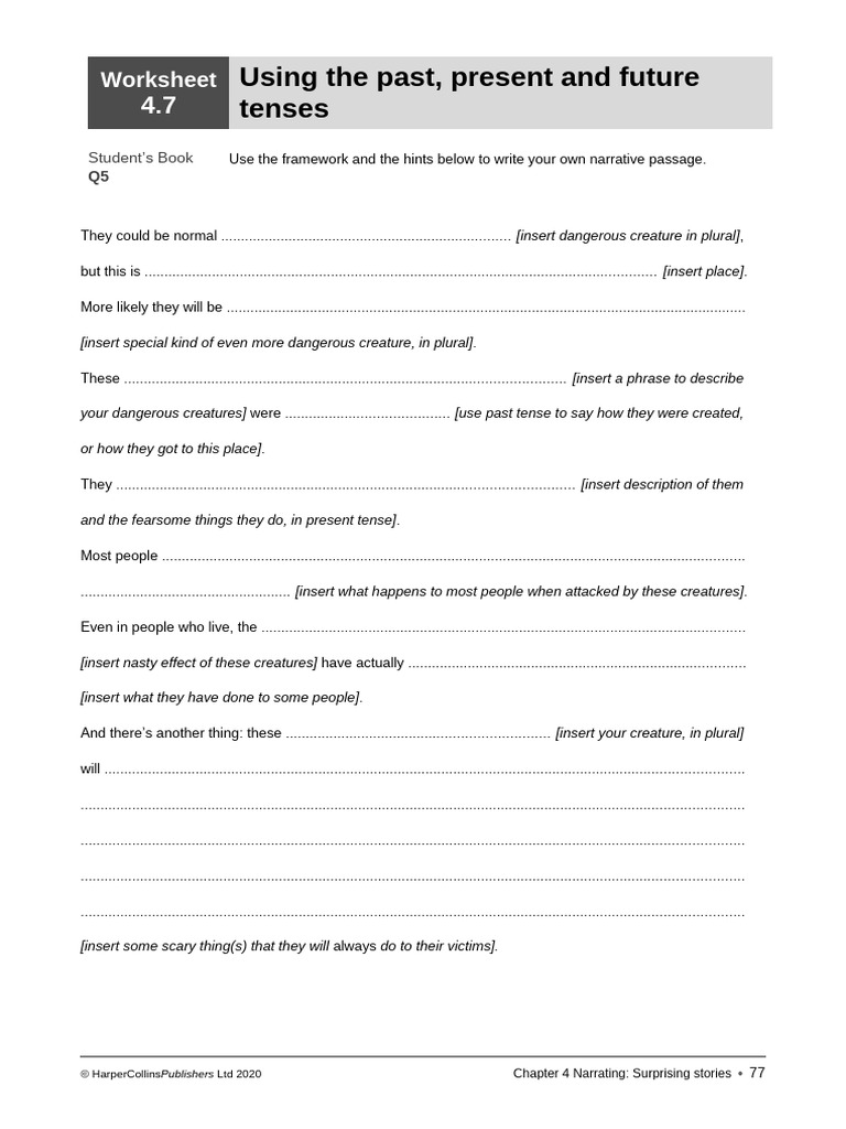 Stage 9 - 4.7 - Worksheet | PDF