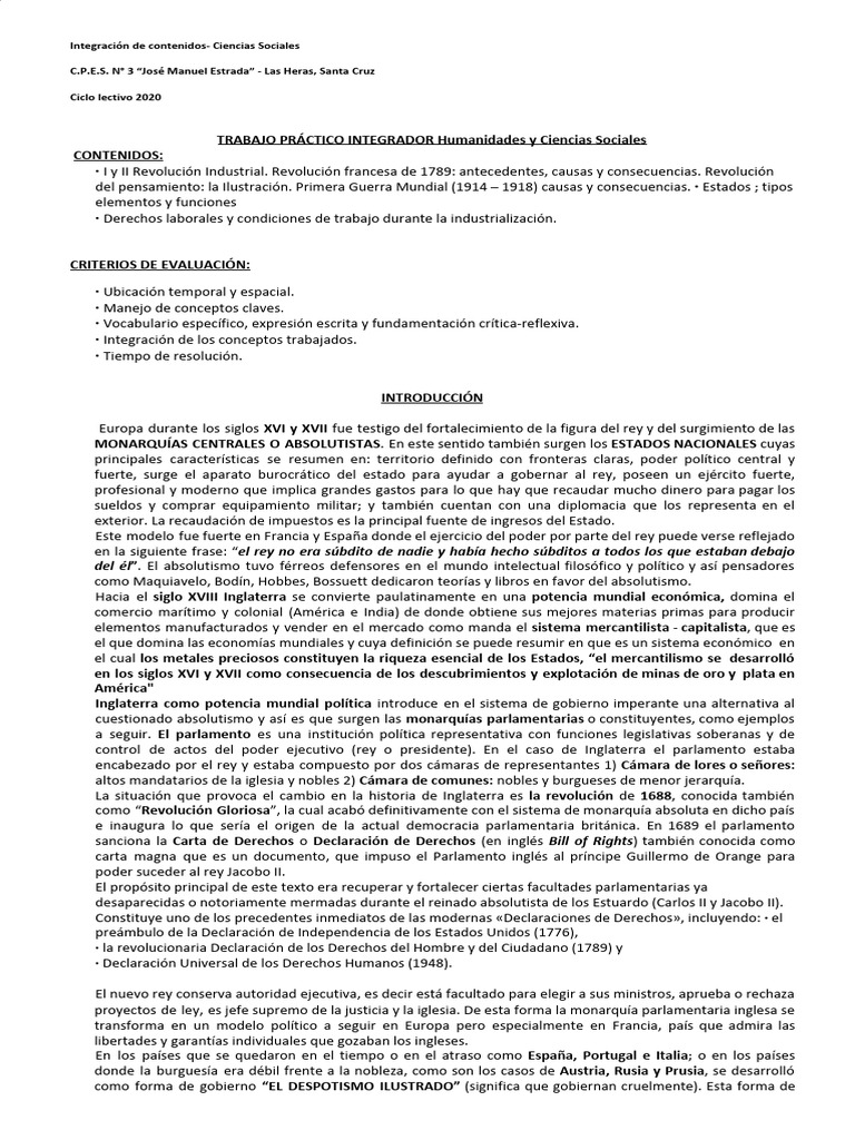 Trabajo Practico Integrador | PDF