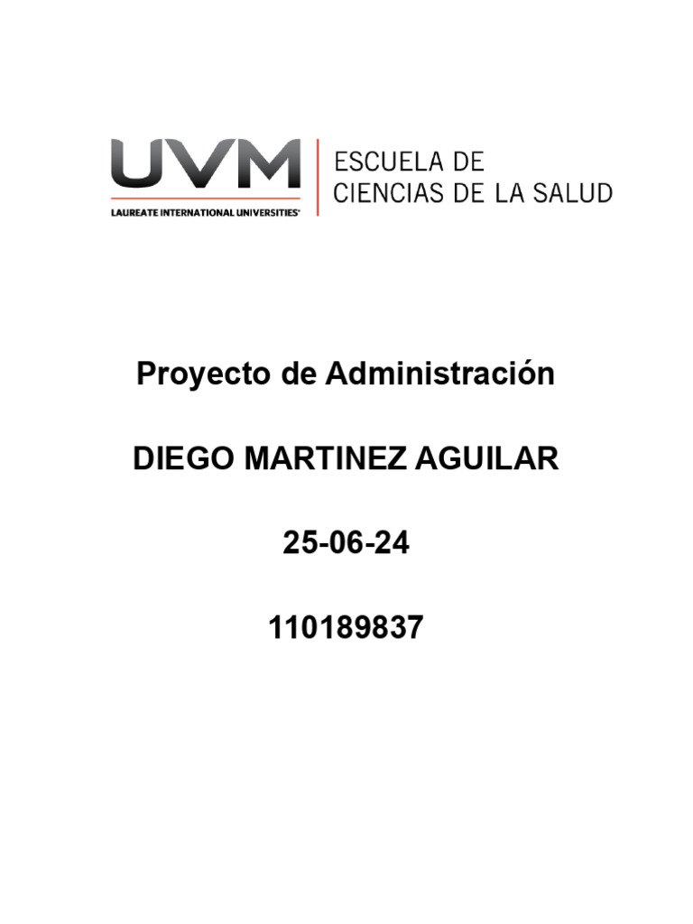 Proyecto Final Administracion | PDF