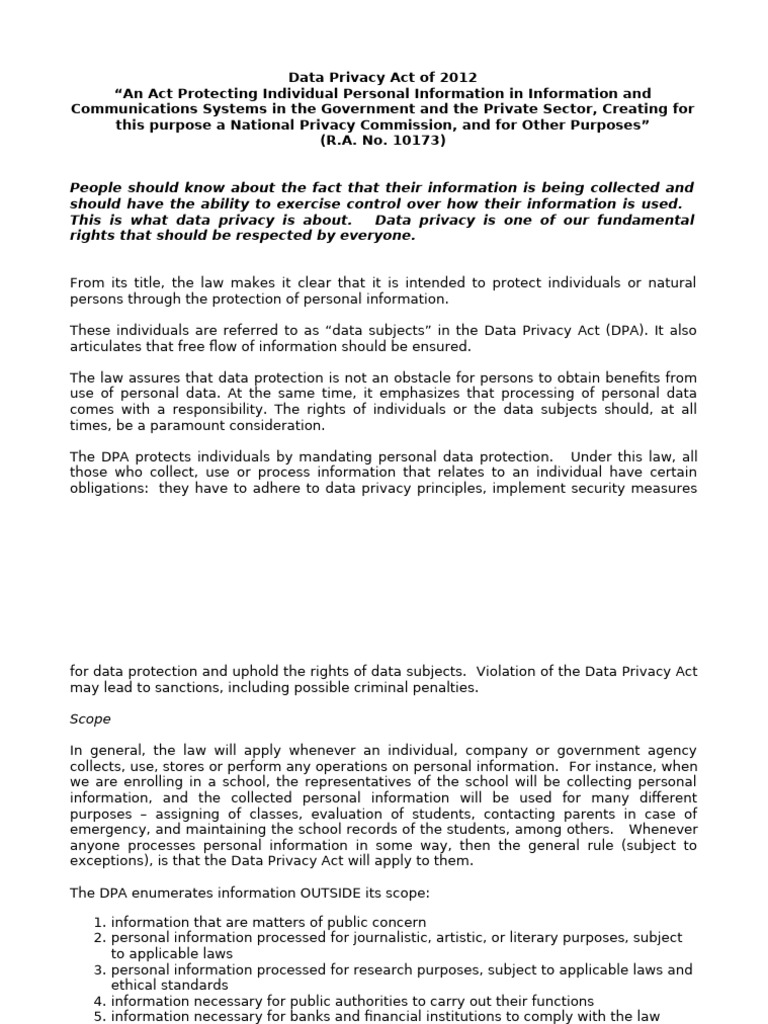 DPA Presentation | PDF