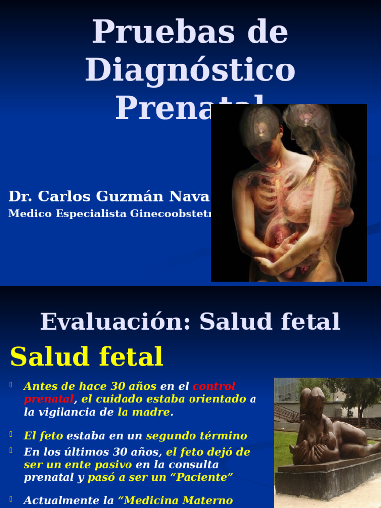 Pruebas de Diagnóstico Prenatal | PDF | Dominancia (Genética) | Mutación