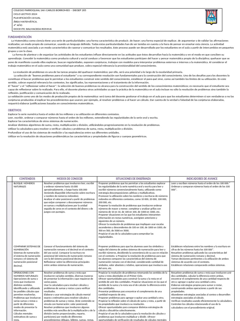 Anual Matemática 2024 | PDF