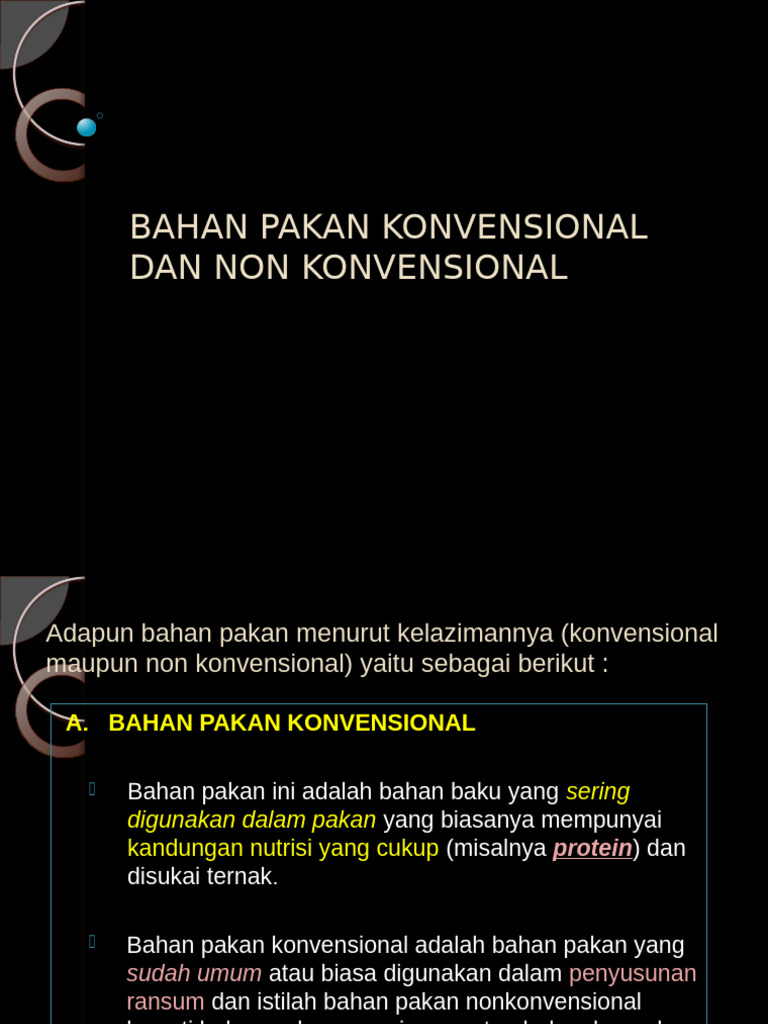 Bahan Pakan Konvensioal D Non Konvensional - Sapi Perah | PDF