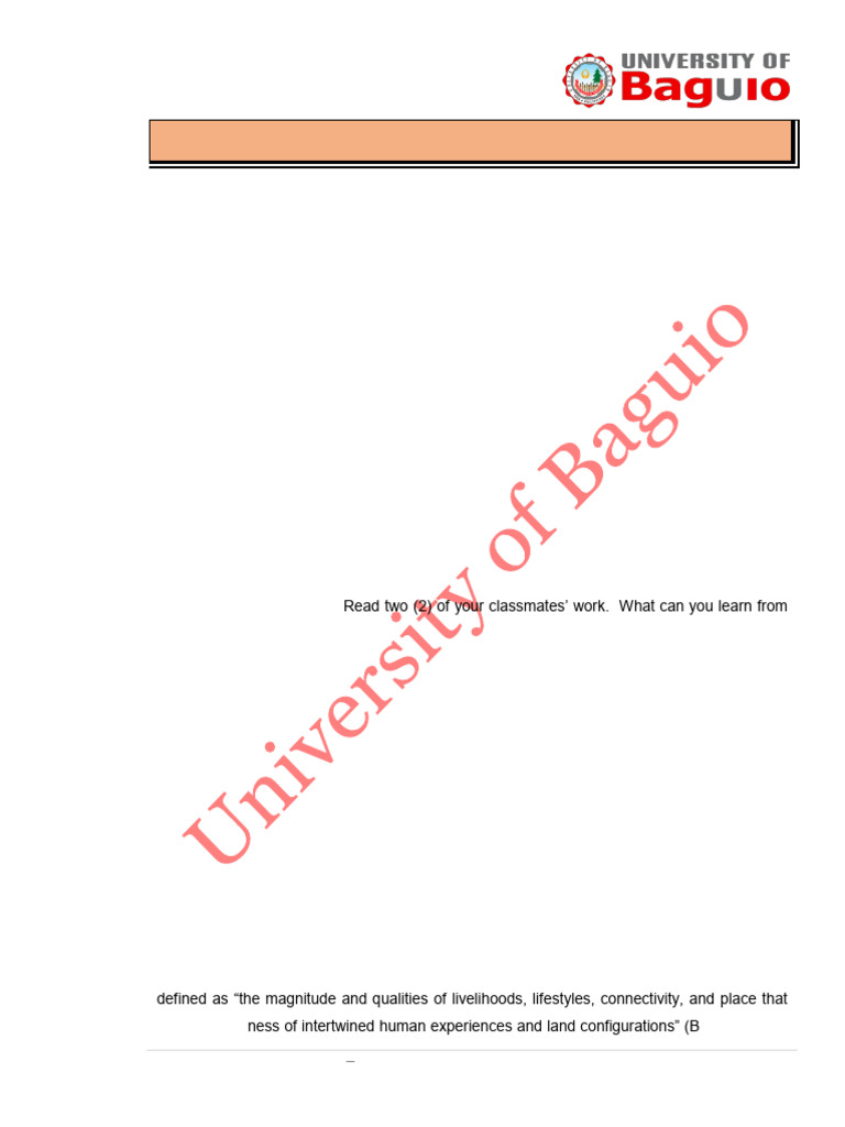 Module Topic 1 Contextualizing Urban Design and Community Architecture ...