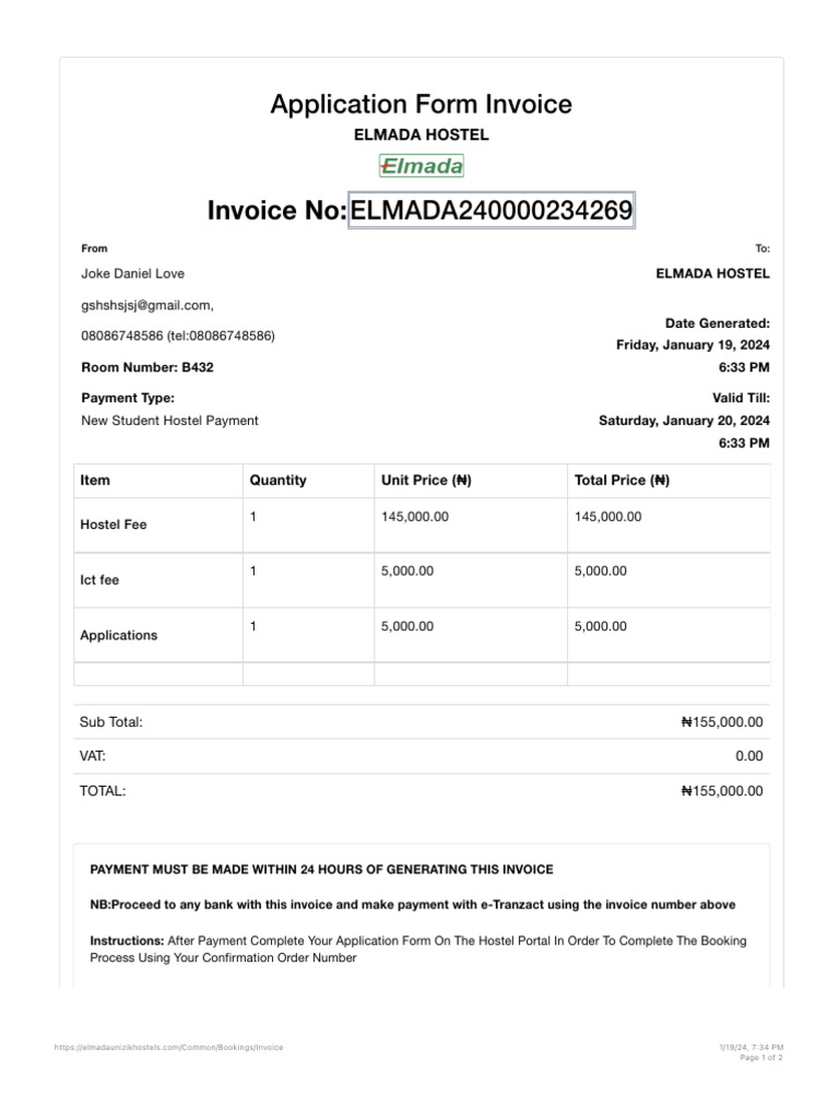 Invoice 1 | PDF