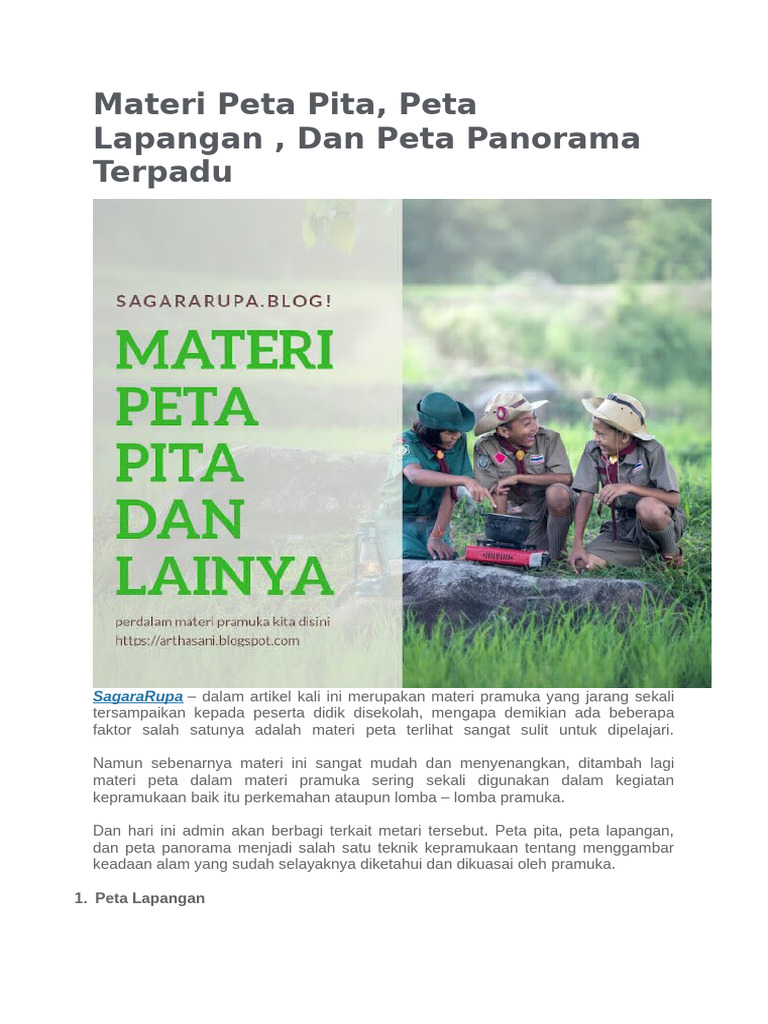 Materi Peta Pita | PDF