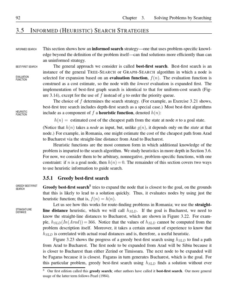 Ai Unit 2 Topic 4 Informed Heuristics | PDF