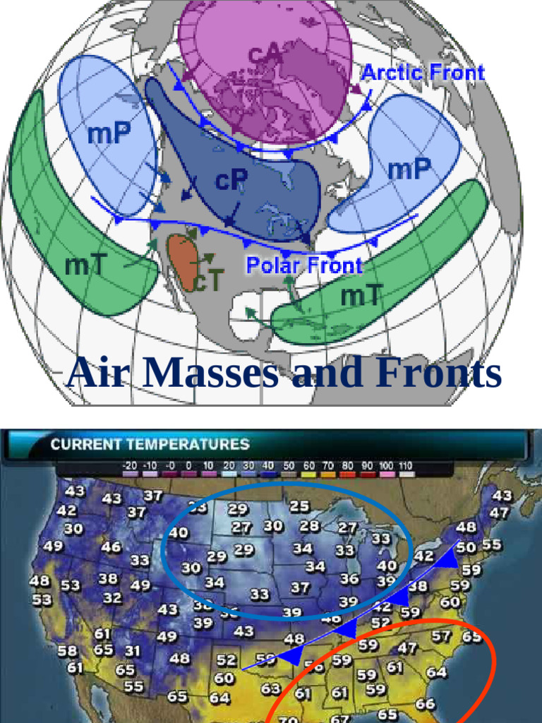 Air Masses and Fronts | PDF