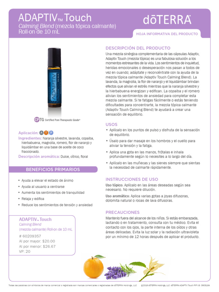 Doterra Adaptiv | PDF