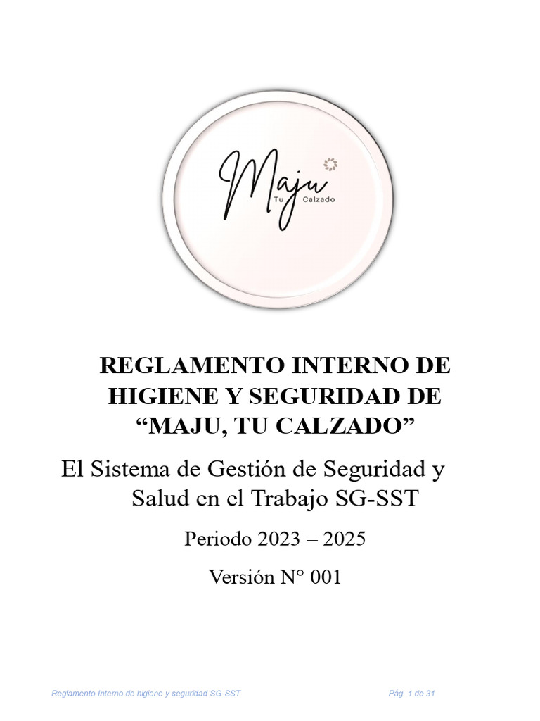 Reglamento de Higiene | PDF