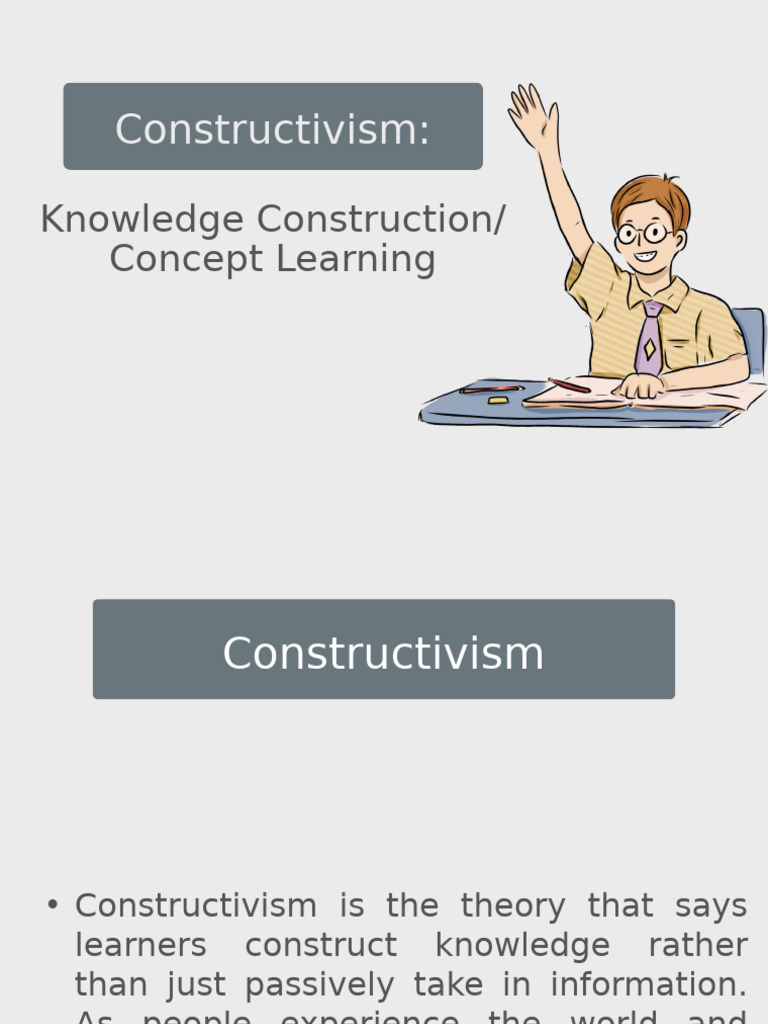 Facilitating Learning - Constructivism | PDF | Constructivism (Philosophy Of Education) | Learning
