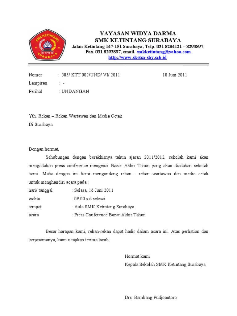 Undangan PR - 2 | PDF