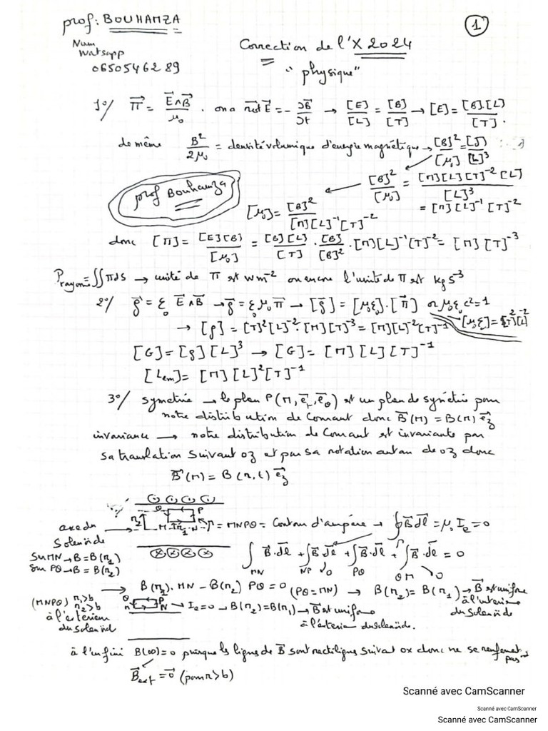 Correction de L - X 2024 Phy | PDF