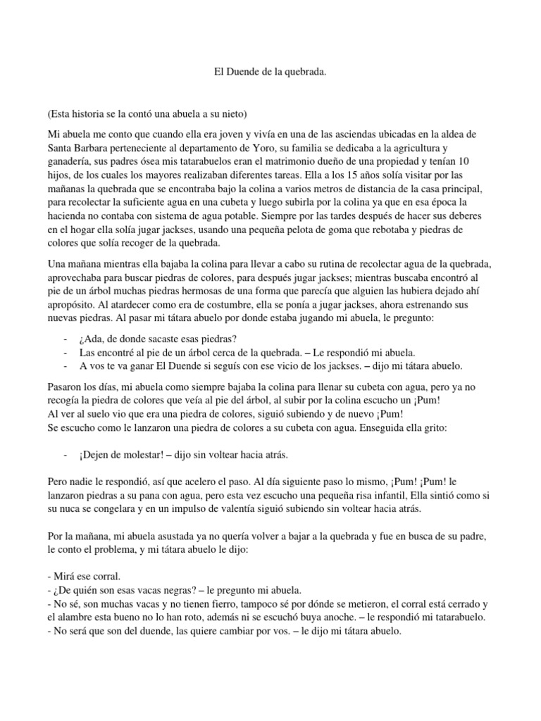 El Duende de La Quebrada PDF | PDF | Poesía