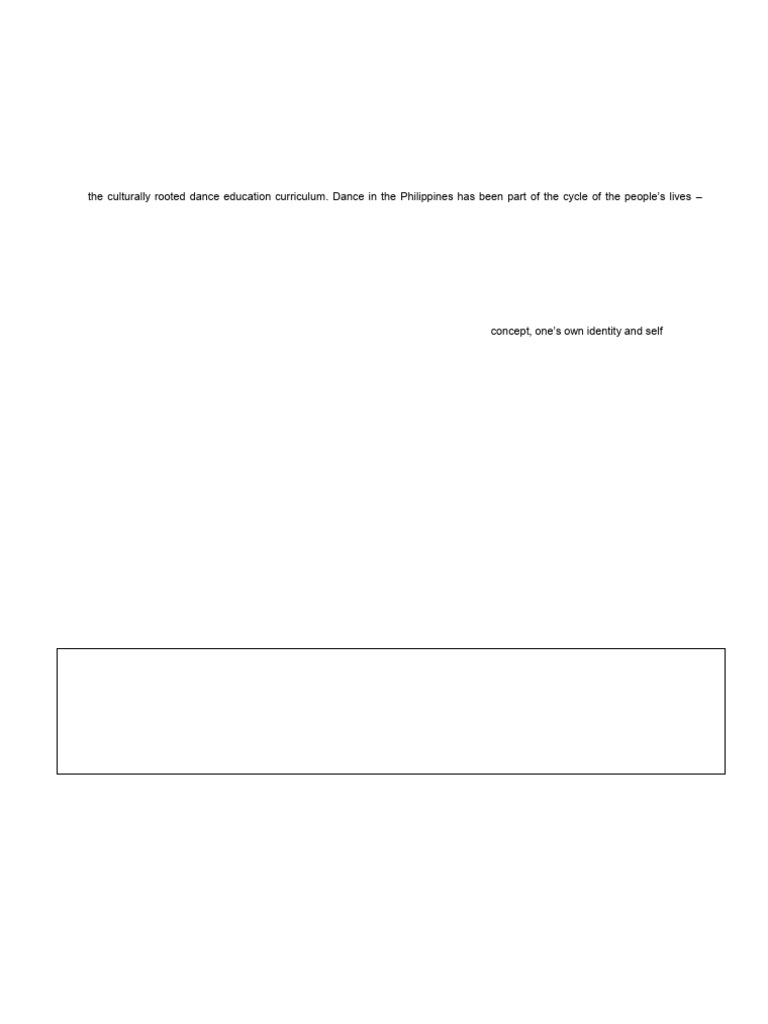 Curriculum Guide On Spa Dance Grade 7-10 | PDF