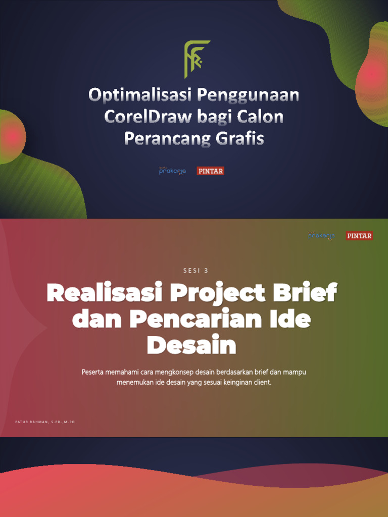 Sesi 3 - Realisasi Project Brief Dan Pencarian Ide Design | PDF