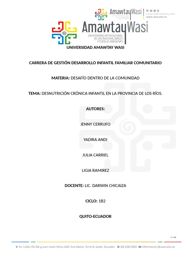 Proyecto Final Desafio | PDF