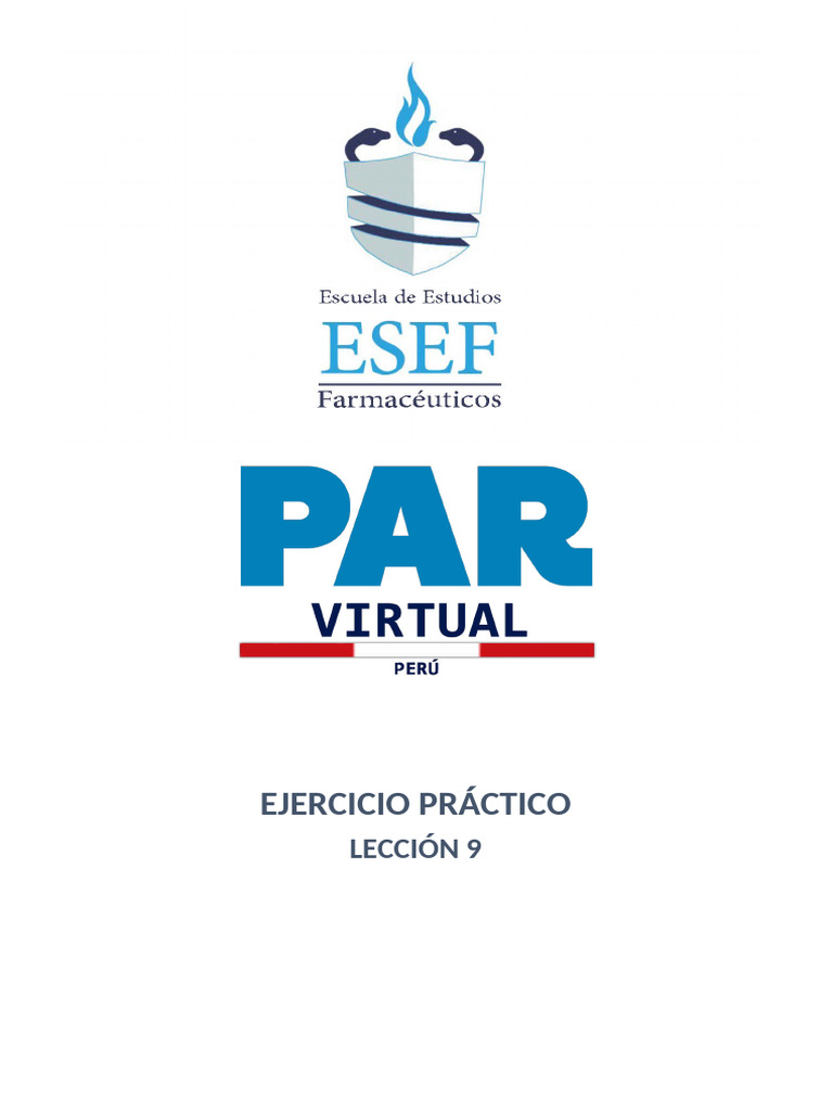 Formato Ejercicio Práctico 9 | PDF