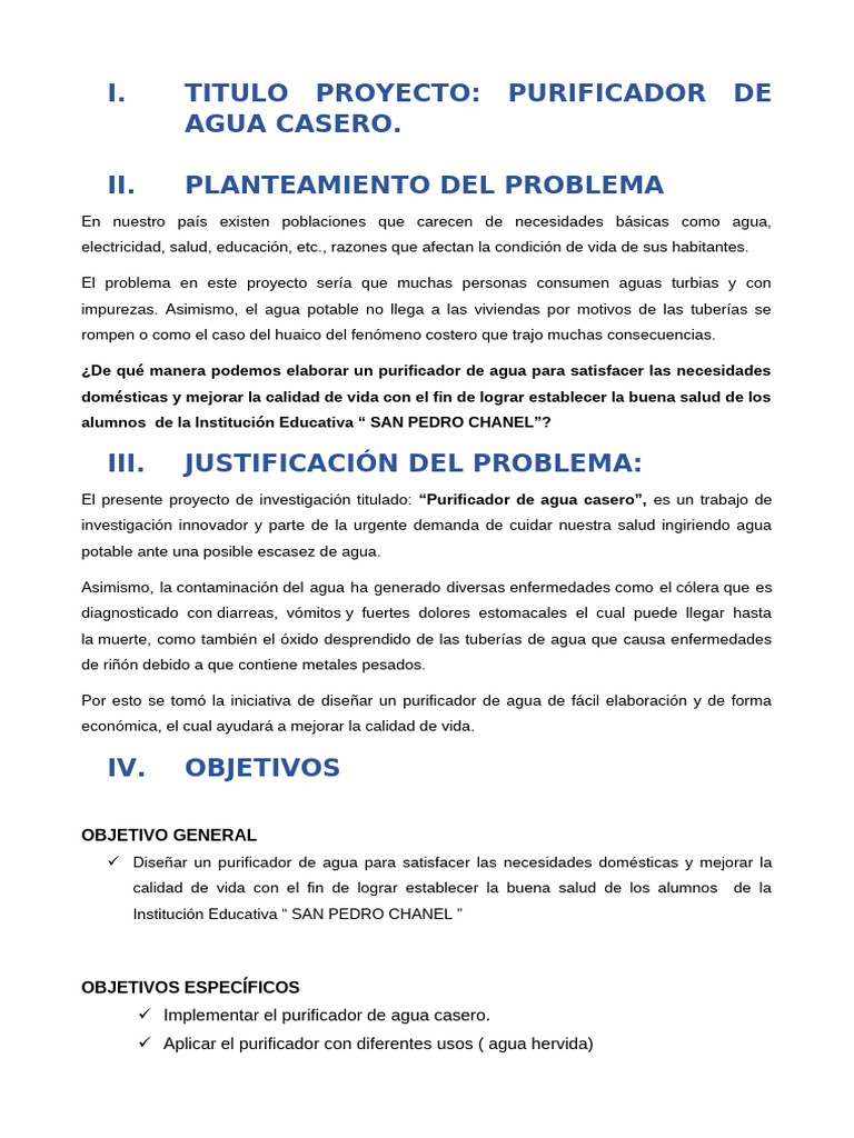 Resumen Proyecto | PDF