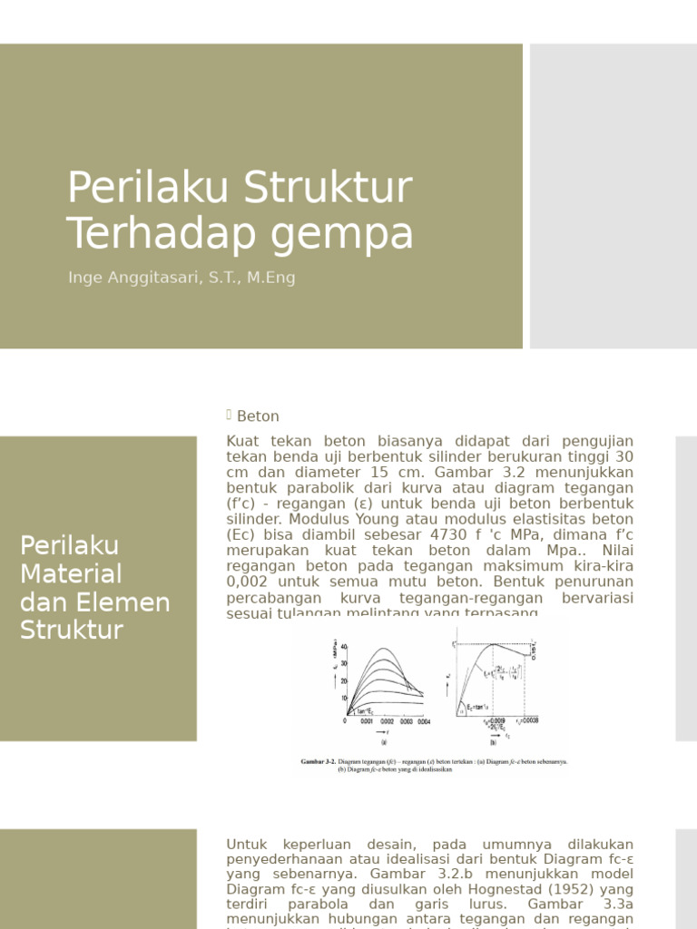 5. Perilaku Struktur Terhadap gempa | PDF