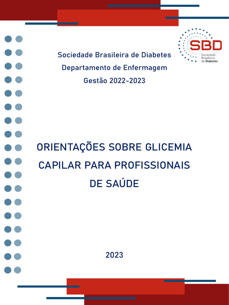 Orientacoes Glicemia SBD | PDF