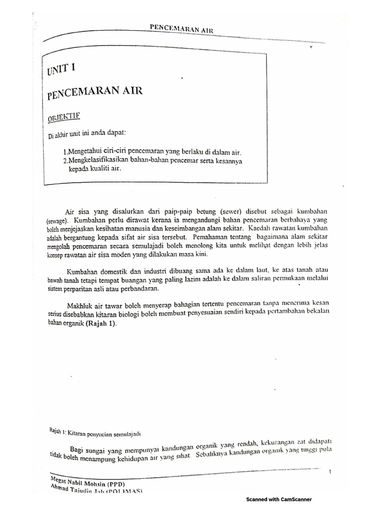 Pencemaran Air | PDF