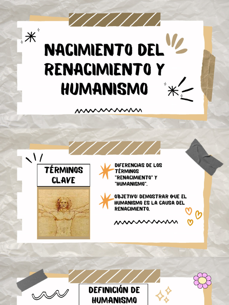 Presentación Del Humanismo | PDF | Renacimiento | Historia