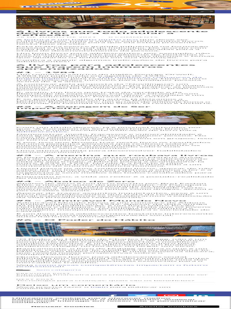 6 Livros Que Todo Adolescente Deve Ler para Estim | PDF | Adolescência | Autoajuda