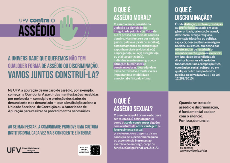 Cartaz Ufv Contra o Assedio | PDF