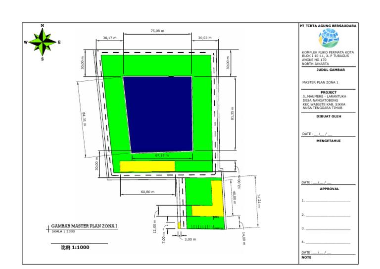 Master Plan Zona 1 Overview | PDF